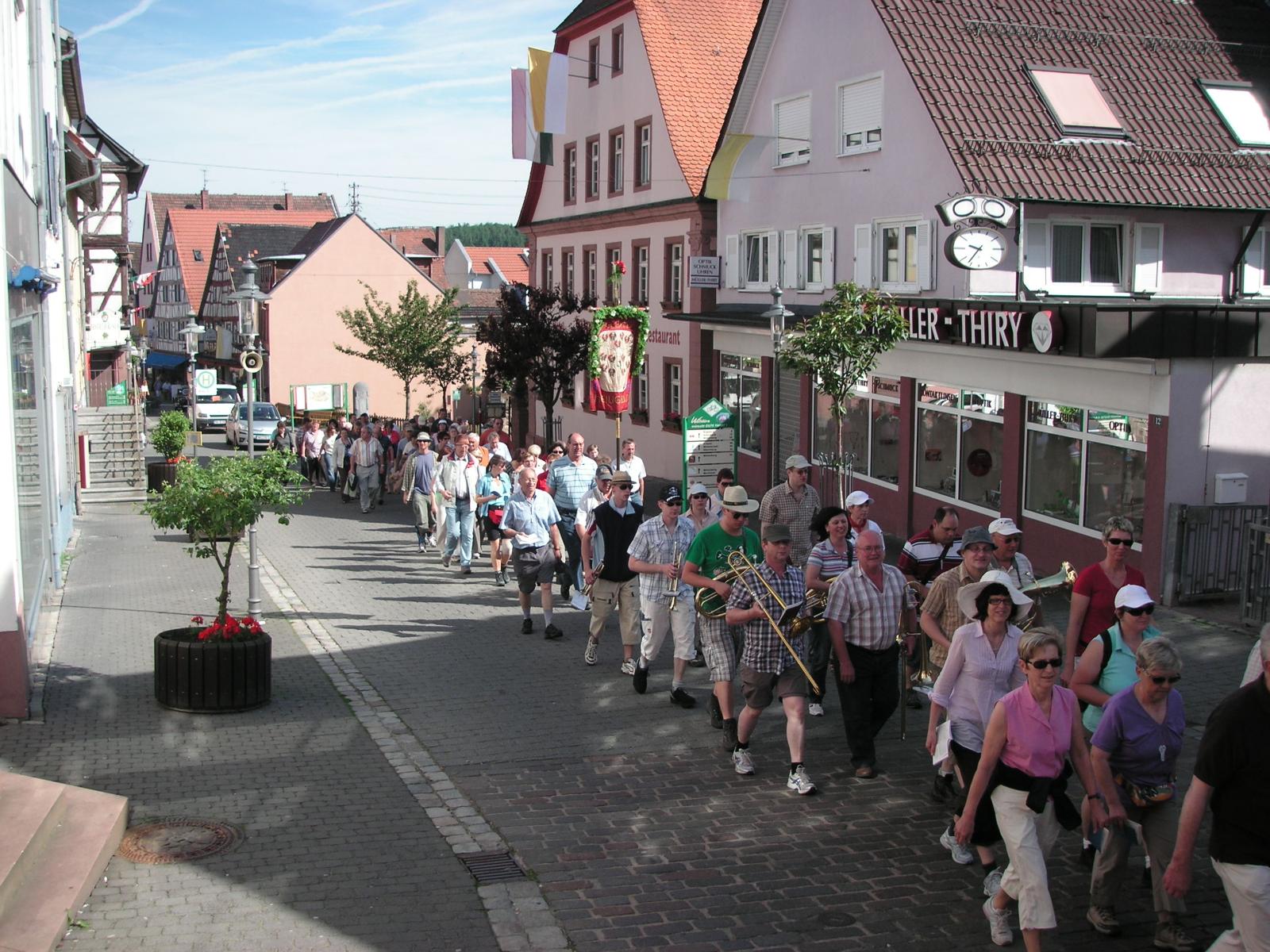 Igersheim - Fußwallfahrt nach Walldürn am 17./18. Juni 2010 - Bilder ...